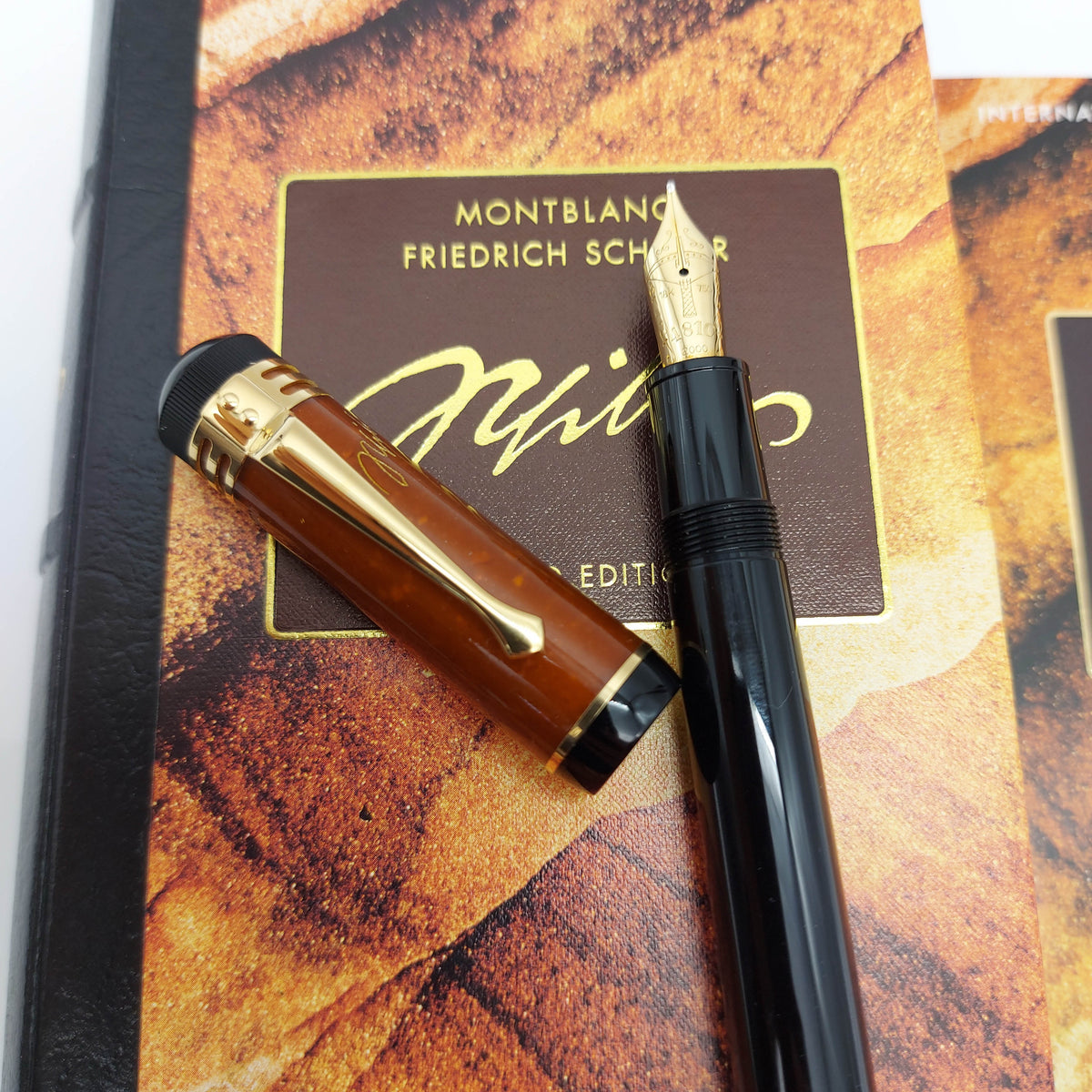 Montblanc Writer's Edition Friedrich Schiller Fountain Pen: 18k Medium ...