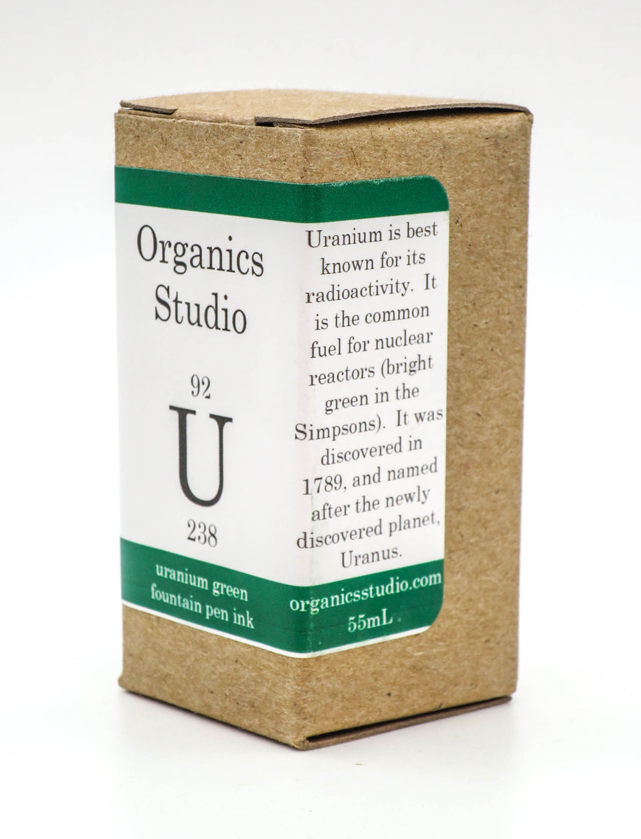 Organics Studio Ink: Elements Series - Uranium Green– Grand Vision Pens