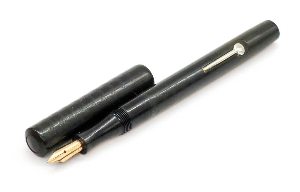 Vintage Signet Lever Filled Fountain Pen 14k Gold Stub Nib– Grand ...